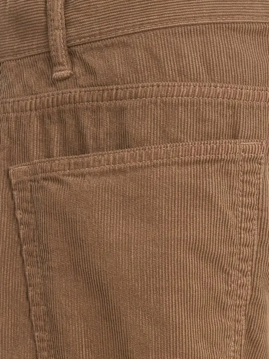 THE ROW Eglitta Cotton Corduroy Flared Pants - Brown