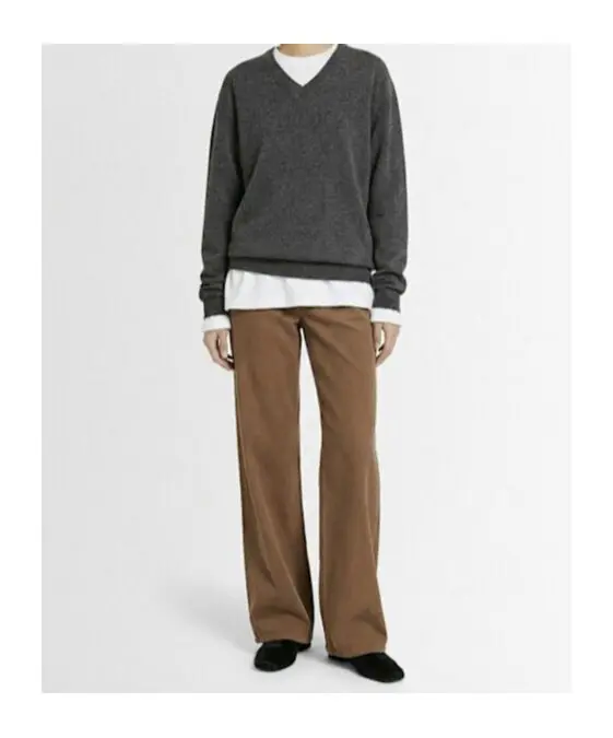 THE ROW Eglitta Cotton Corduroy Flared Pants - Brown
