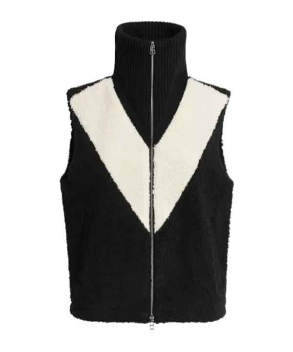 Varley High-necked Zip-up Vest