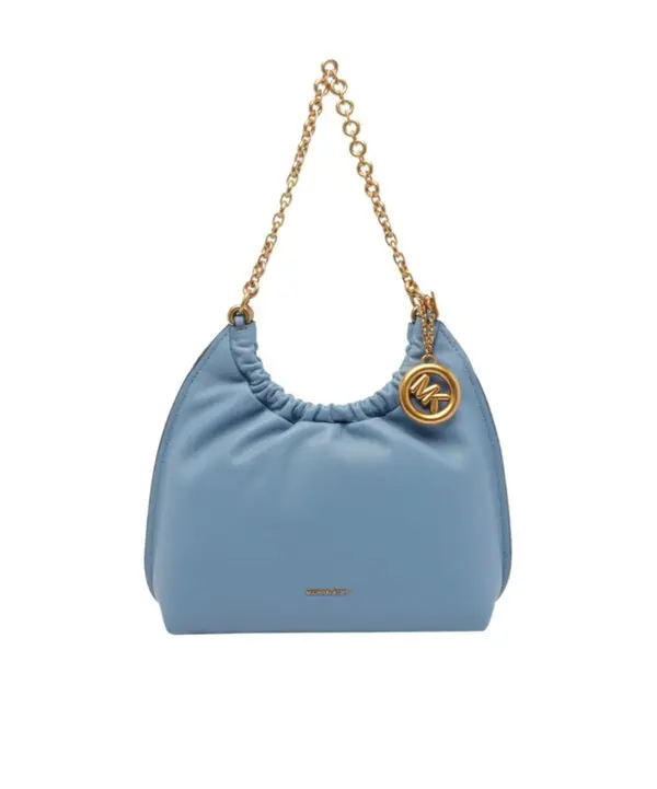 Michael Kors Cinch Chain Shoulder Bag - Blue