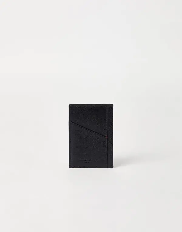 Brunello Cucinelli Leather Cardholder - Black
