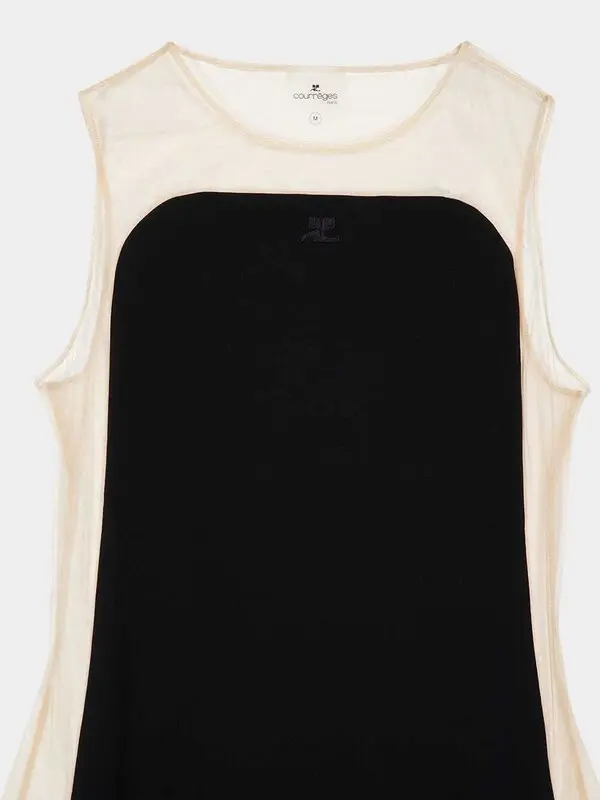COURREGES Courrèges Illusion Sunshiel Tulle Bodysuit