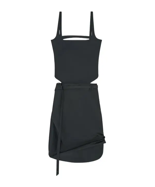 DIESEL® D-sanat Open-back Belted Dress