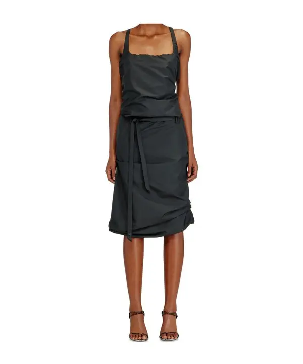 DIESEL® D-sanat Open-back Belted Dress