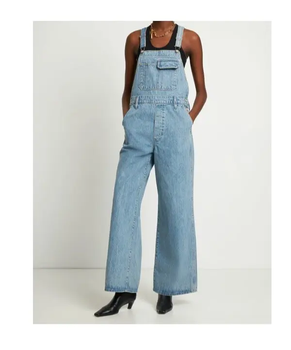 SLVRLAKE Wide Leg Overalls