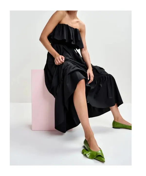 Essentiel Antwerp Joyce Ruffled Maxi Dress