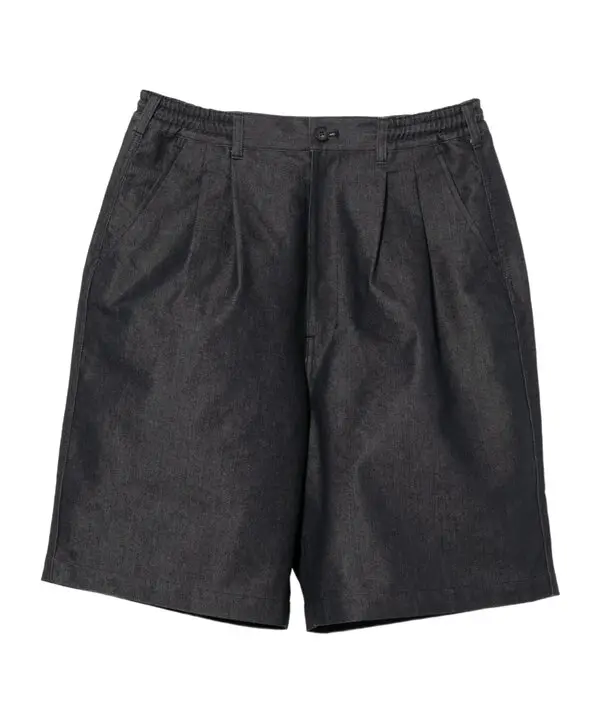 Comme Des Garçons Belt Loop Shorts - Dark Blue