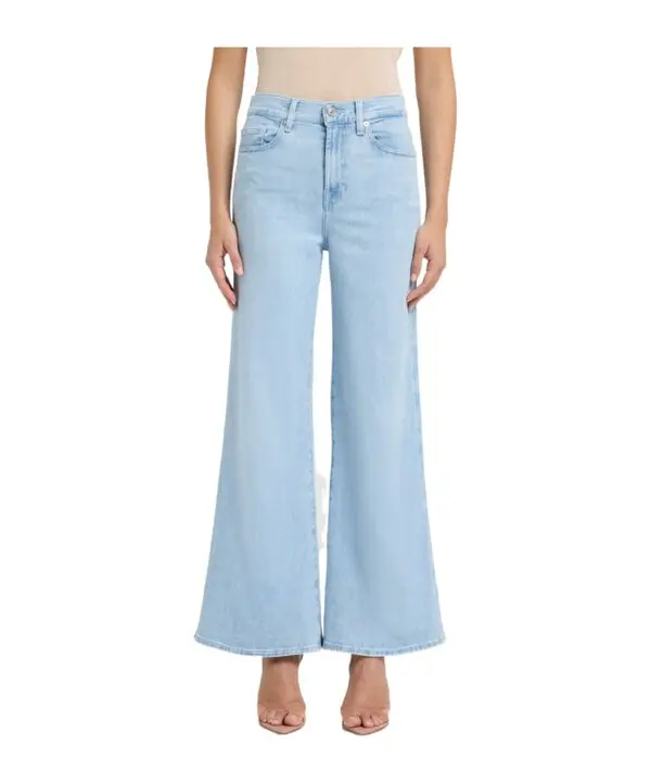 7 For All Mankind Lotta Ankle Belt-loop Wide-leg Jeans