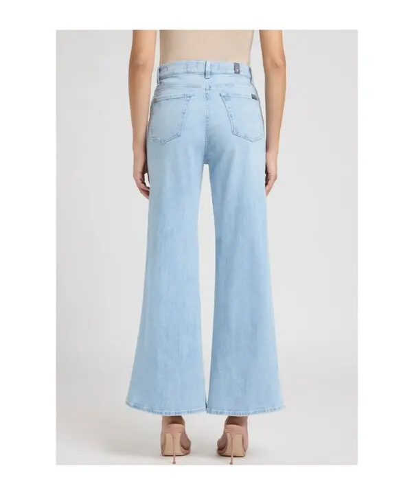 7 For All Mankind Lotta Ankle Belt-loop Wide-leg Jeans