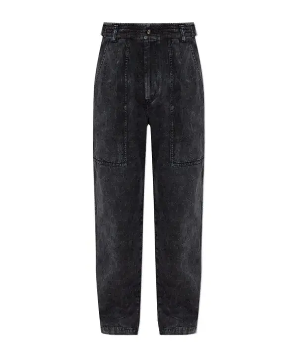 Isabel Marant Étoile Ilyan Washable Finish Belted Trousers