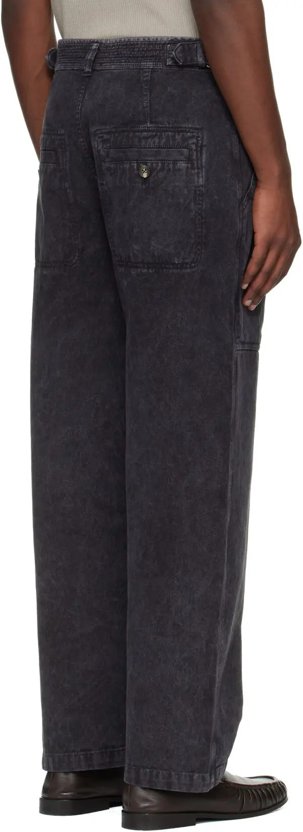 Isabel Marant Étoile Ilyan Washable Finish Belted Trousers