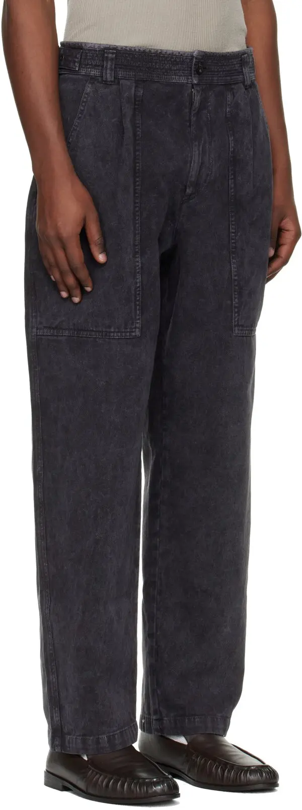 Isabel Marant Étoile Ilyan Washable Finish Belted Trousers