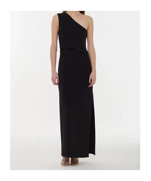 P.a.r.o.s.h One-shoulder Maxi Dress - Black