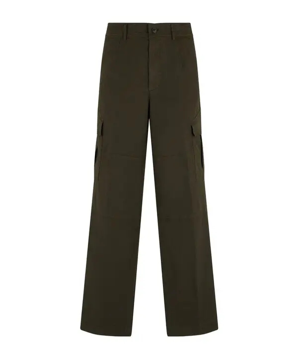 Dries Van Noten Mid-rise Cargo Trousers - Black