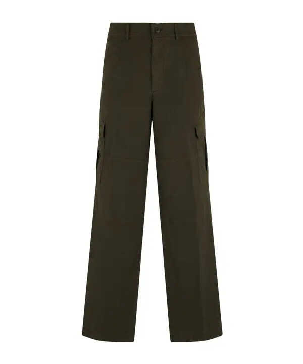 Dries Van Noten Mid-rise Cargo Trousers - Black