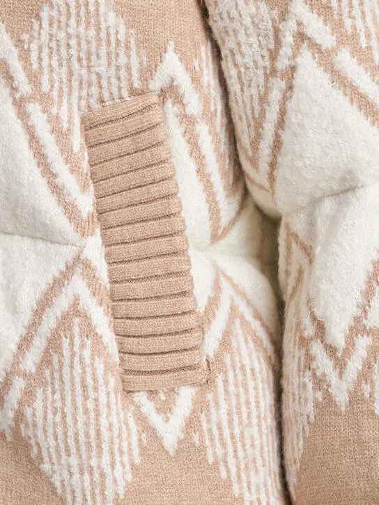 Varley Belinda Knitted Cotton Jacket - Nude