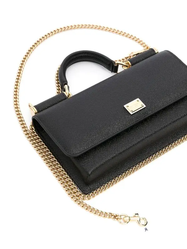 Dolce & Gabbana Chain Shoulder Bag - Black
