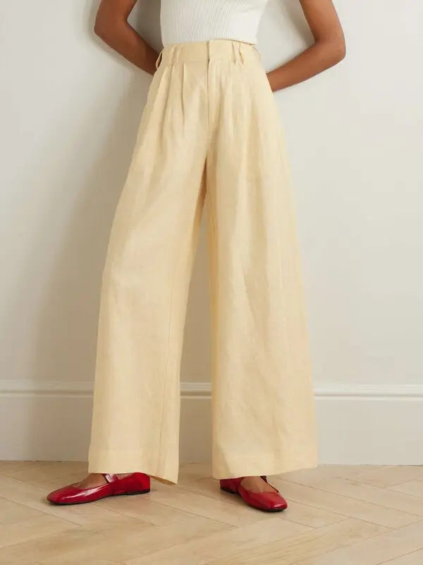 Posse High-waisted Wide-leg Trousers