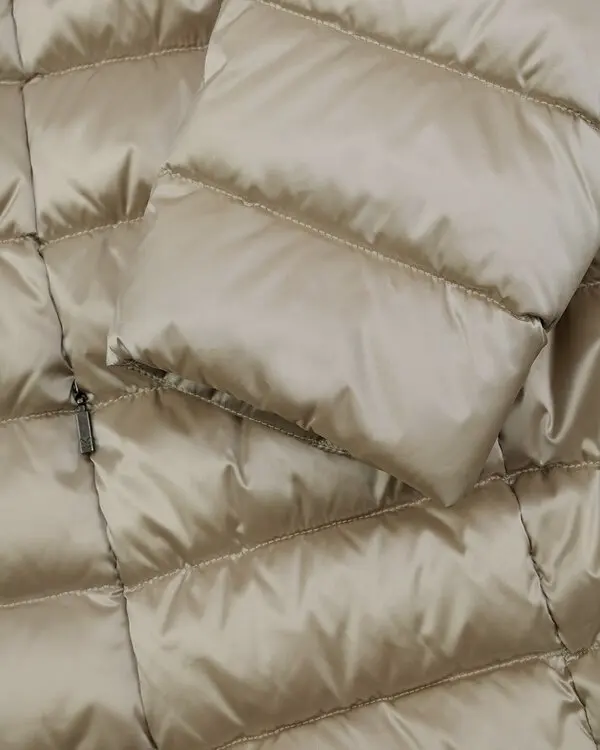 Max Mara Hooded Quilted Down Jacket