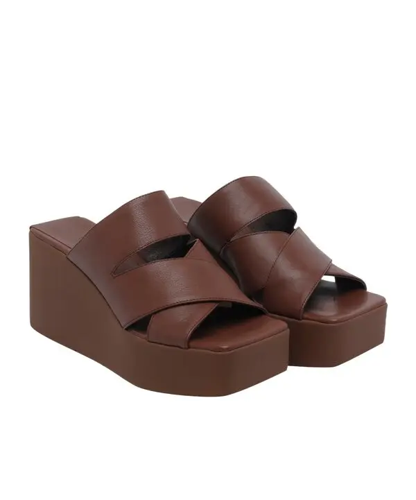 VIC MATIE Wedge Crossover Sandals