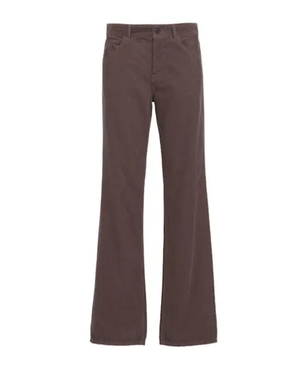 THE ROW Carlyle Cotton Corduroy Pants - Brown