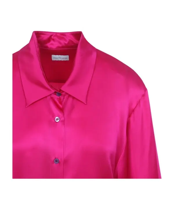 Dries Van Noten Clea' Shirt - Fuchsia