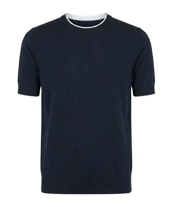 Peserico Short-sleeved Crewneck Jumper