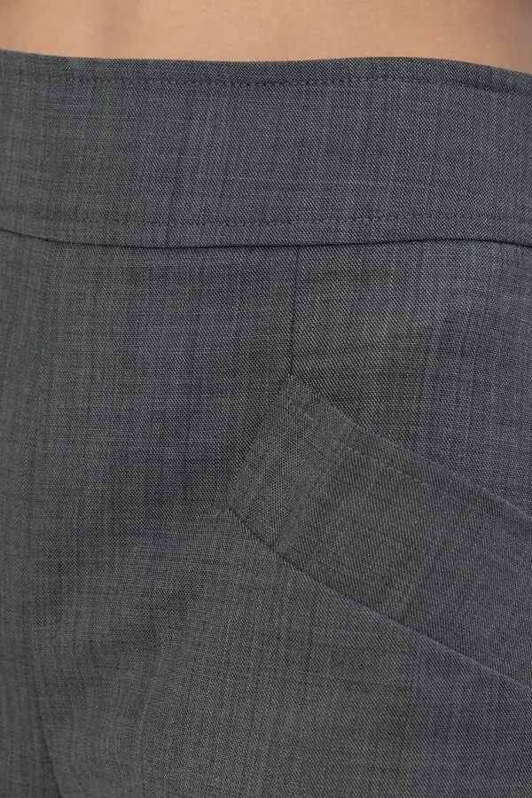 GANNI Draped Wide-leg Trousers