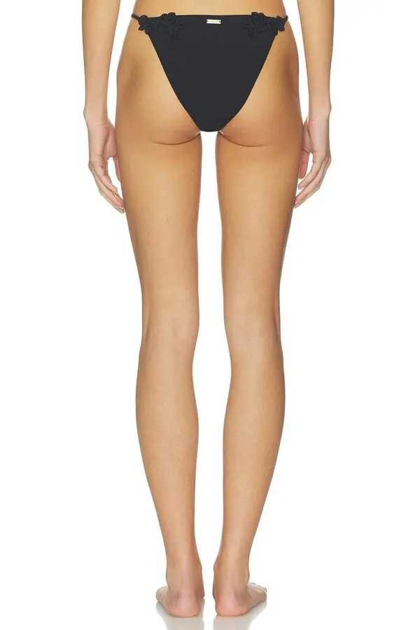 Cult Gaia Greta Flower-embroidered Bikini Bottoms