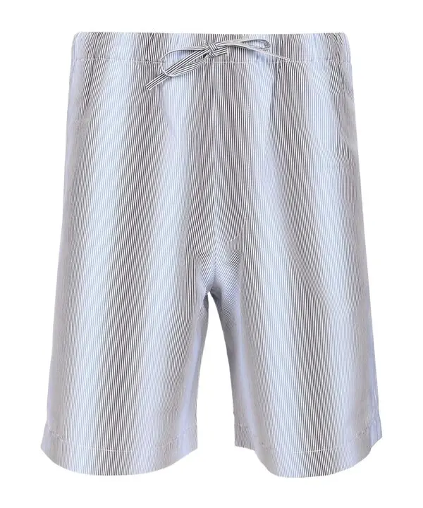 Dries Van Noten Striped Drawstring Shorts - Light Blue