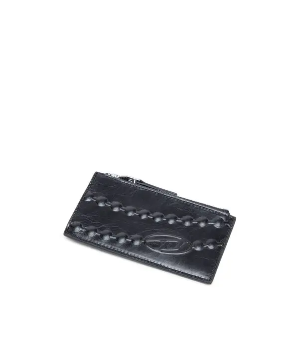 DIESEL® Embossed Zip Card Case