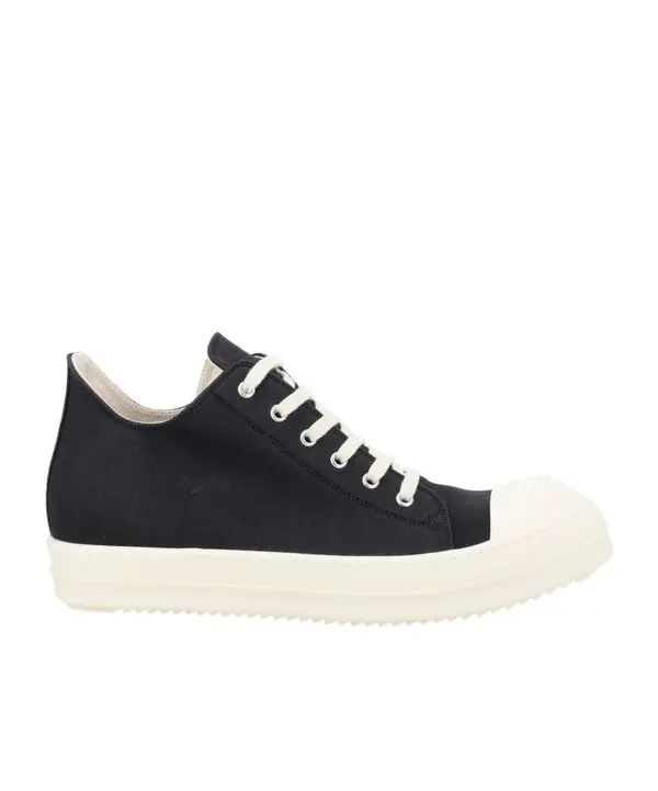 Rick Owens Canvas Lace-up Low-top Sneakers