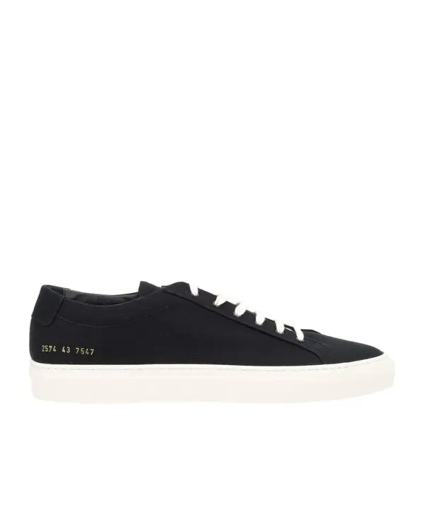 COMMON PROJECTS Achilles Nubuck Lace-up Sneakers - Black