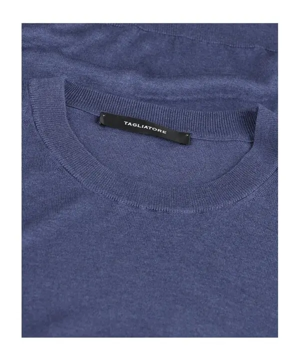 Tagliatore Josh Knitted T-shirt - Blue