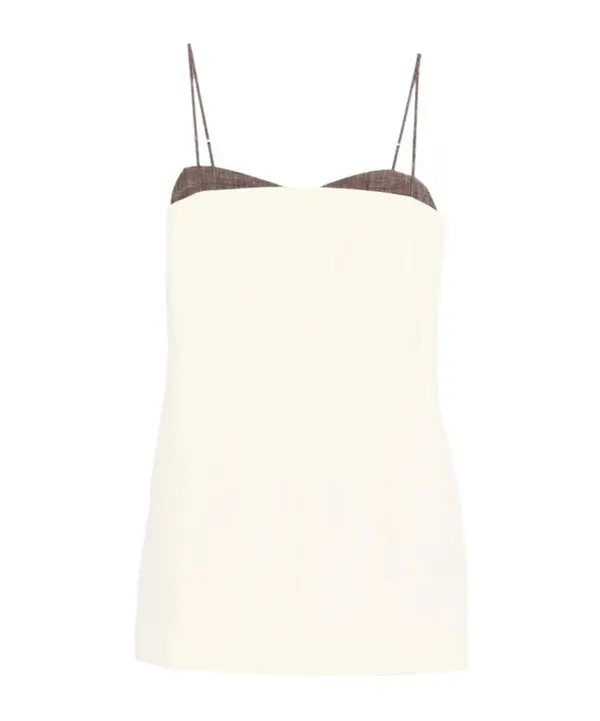 ENTIRE STUDIOS Panelled Mini Dress - White