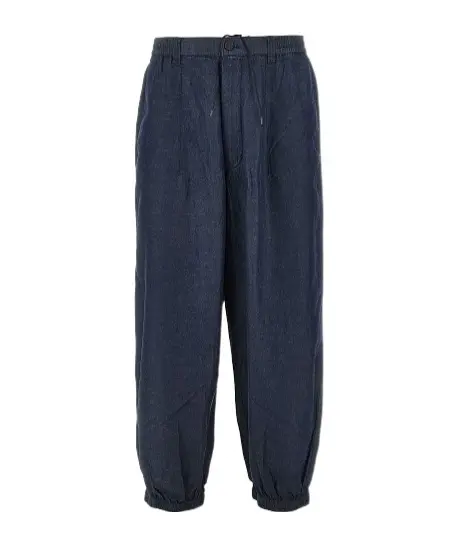 Emporio Armani Elasticated-waistband Trousers - Black