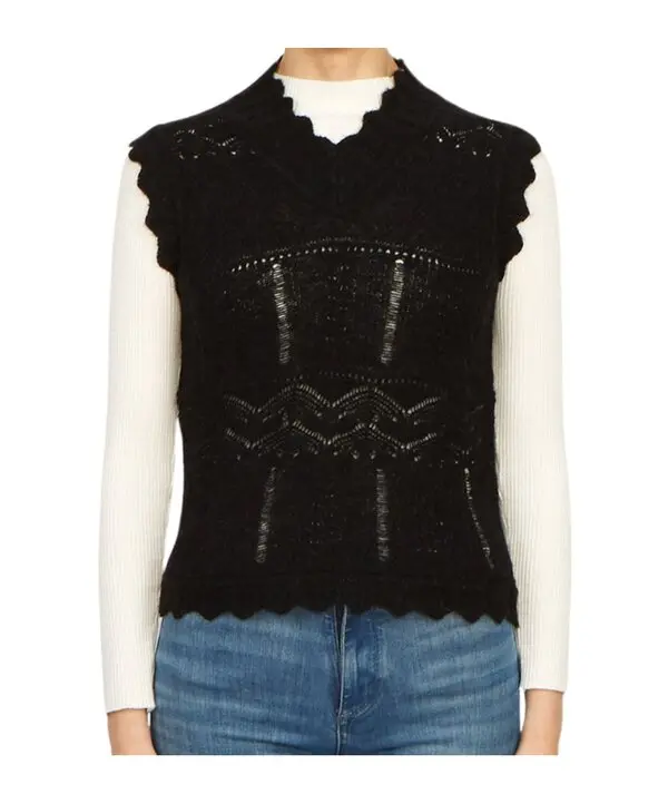 ALLSAINTS Lace V-neck Vest