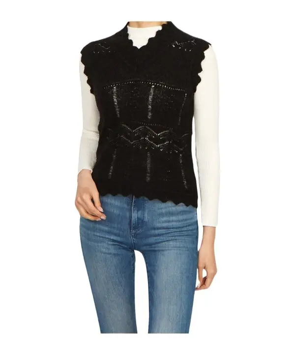 ALLSAINTS Lace V-neck Vest