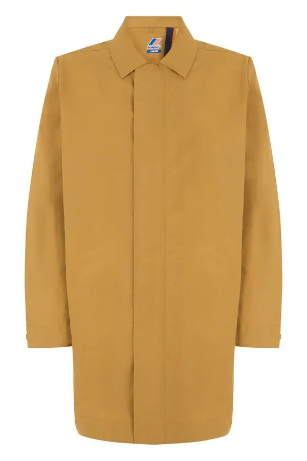 K-WAY Poirol Minimal Technical Coat - Brown