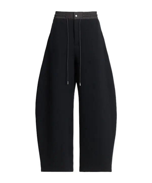 Sacai Sponge Cotton Blend Sweatpants With Drawstring Waist