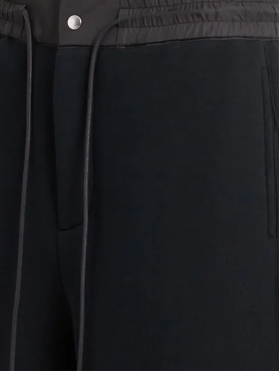 Sacai Sponge Cotton Blend Sweatpants With Drawstring Waist