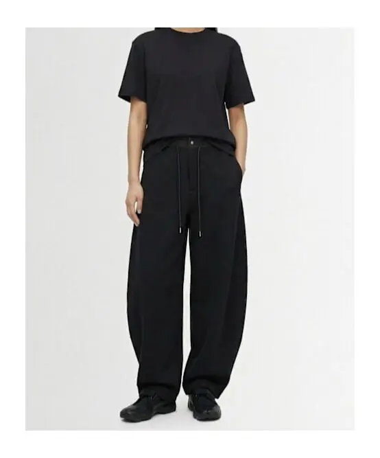 Sacai Sponge Cotton Blend Sweatpants With Drawstring Waist