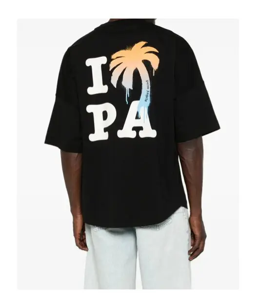 Palm Angels I Love Pa Oversize T-shirt - Black