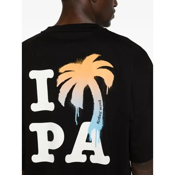 Palm Angels I Love Pa Oversize T-shirt - Black