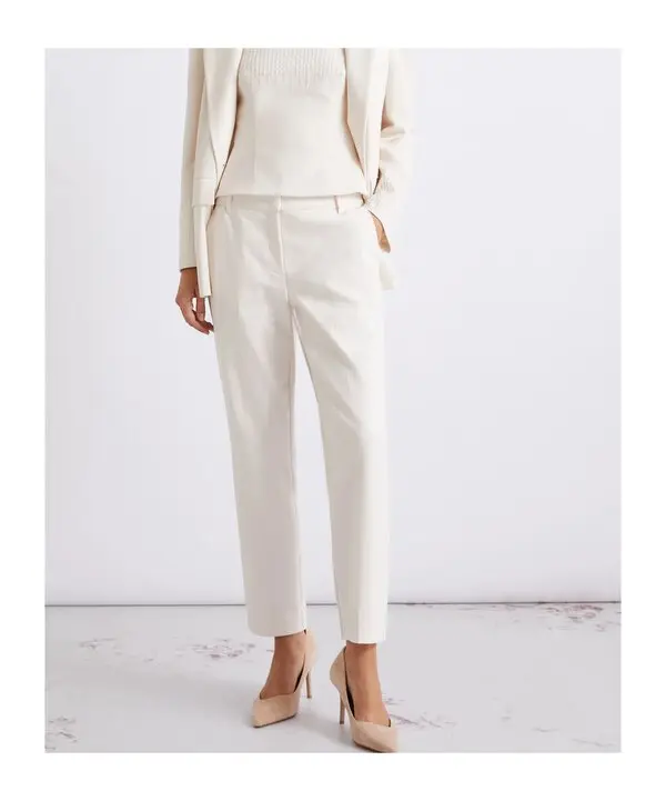 Marella Stretch Cotton-blend Trousers
