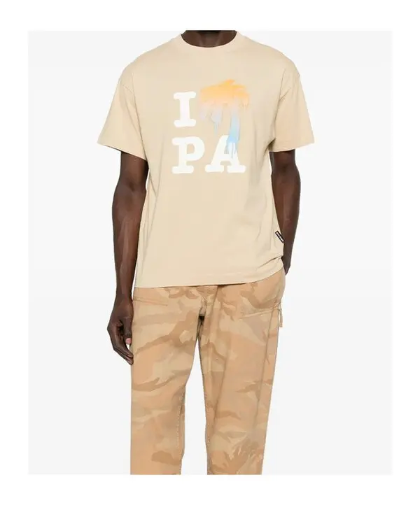 Palm Angels Palm-tree-print T-shirt