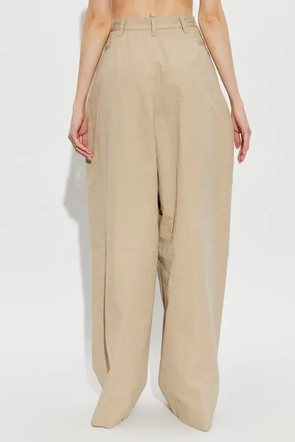 Dsquared2 Pleated Wide Leg Trousers
