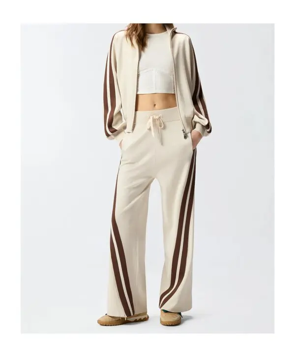 Pinko Drawstring Stripe Trousers