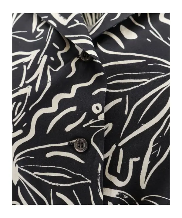 Aspesi Printed Short Sleeve Shirt Dress