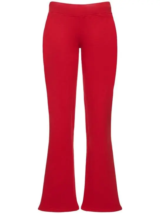 MOWALOLA Logo Print Cotton Jersey Sweatpants